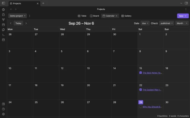 Announcing Obsidian Projects - Marcus Olsson